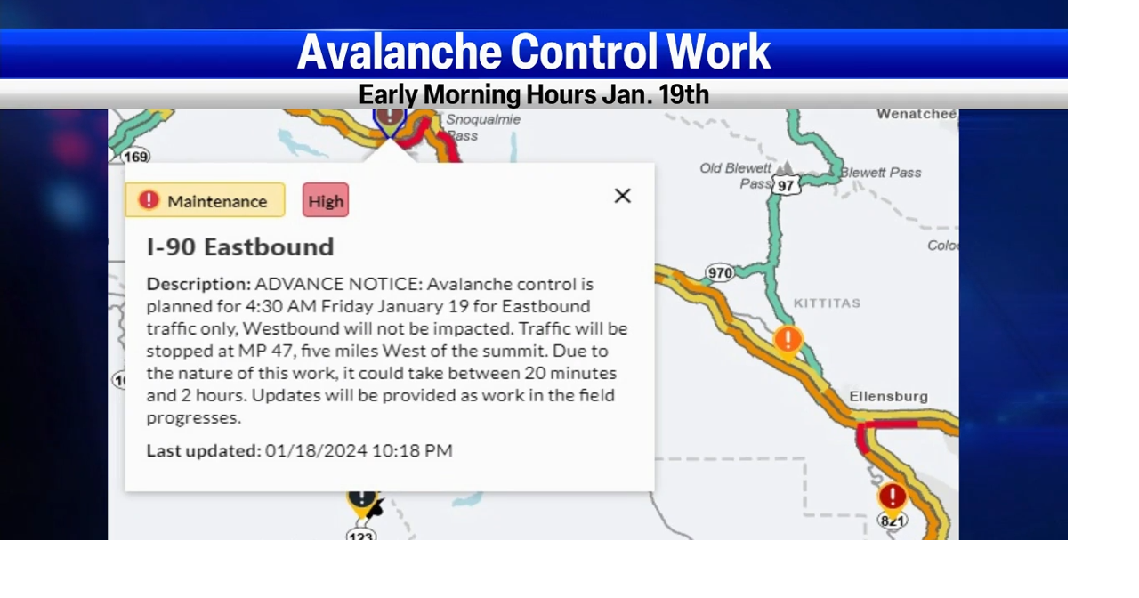 Passes set for early morning avalanche control | News | nbcrightnow.com