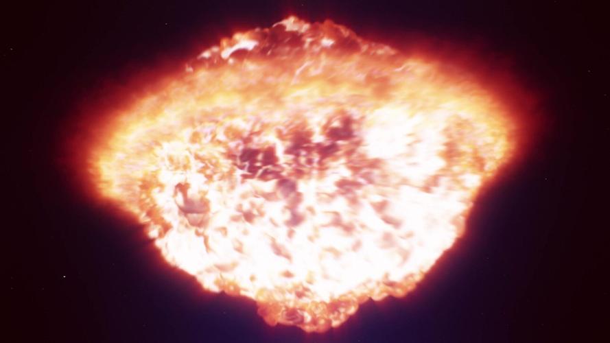 supernova explosion today