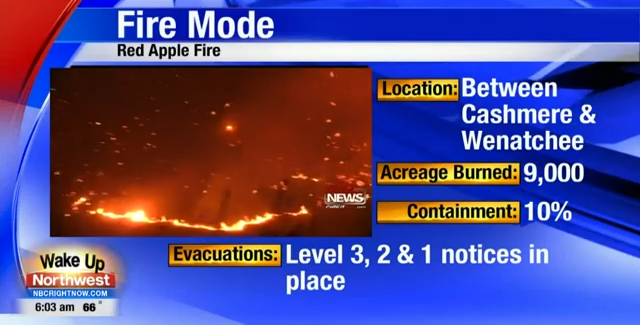 Update on the Red Apple Fire near Wenatchee | Top Story | nbcrightnow.com