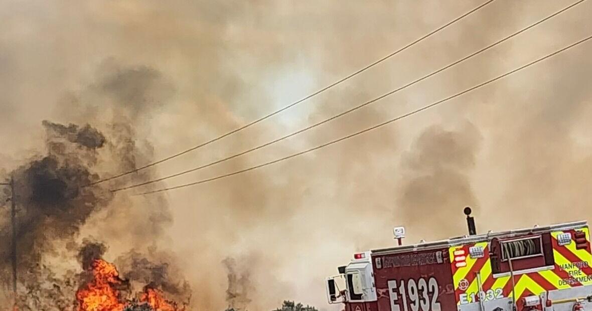 UPDATE: Contained Hanford fire burned 1,300 acres | Hanford ...