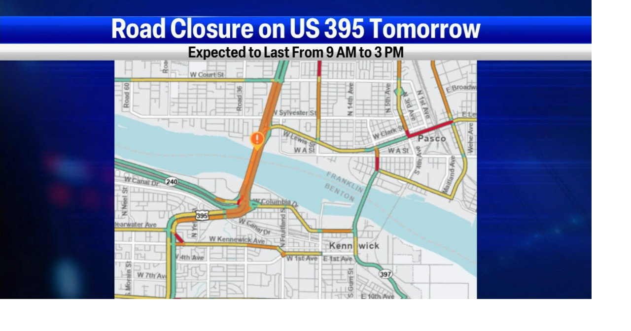 Planned closure on U.S. 395 in Kennewick will cause delays Nov. 8 ...