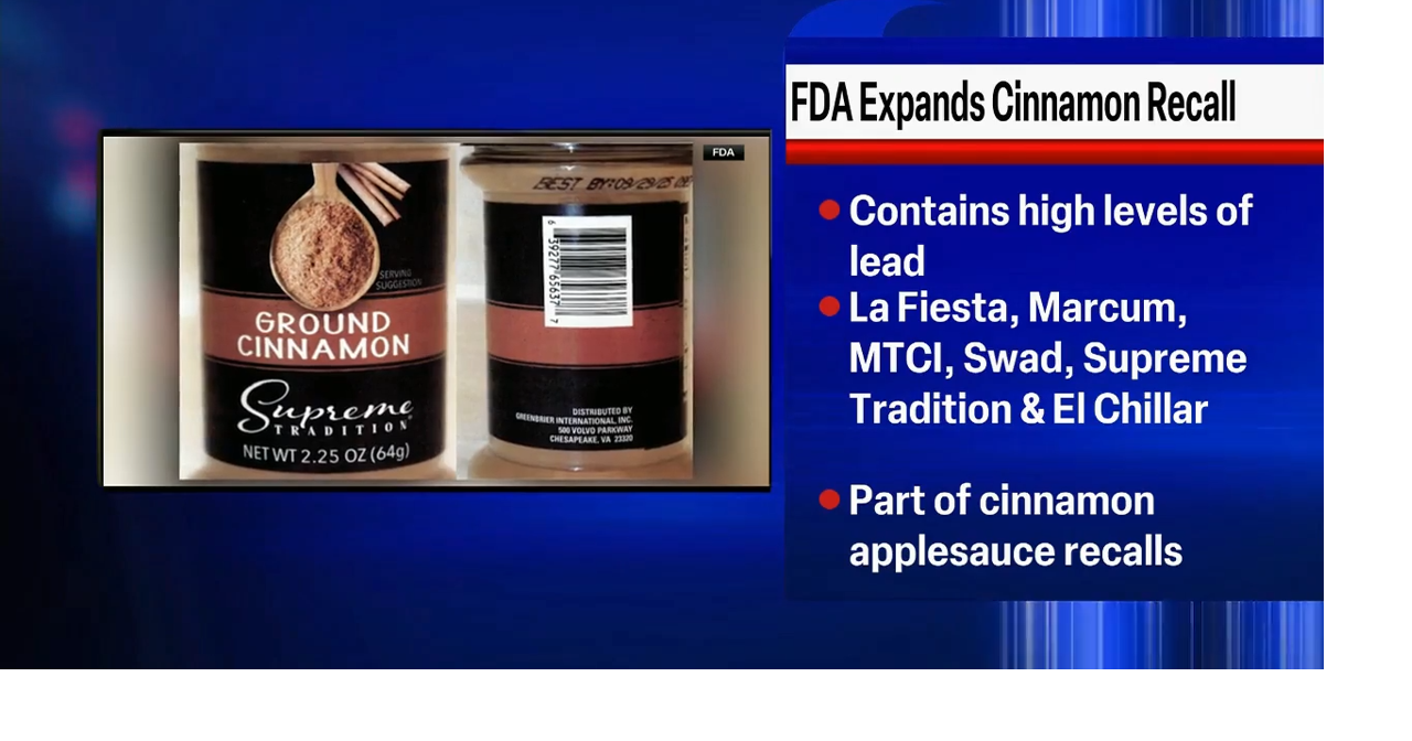 FDA issues warning about lead in more cinnamon products | Northwest ...