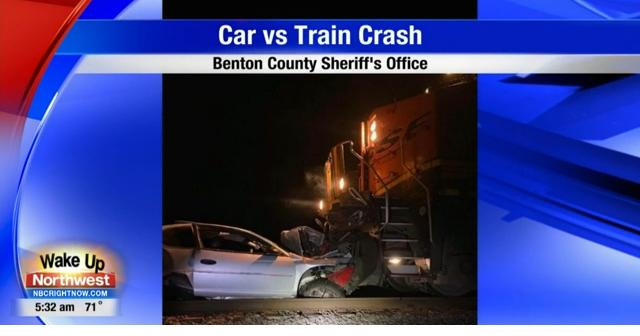 Benton County Sheriff's Office responds to car vs train crash | News ...