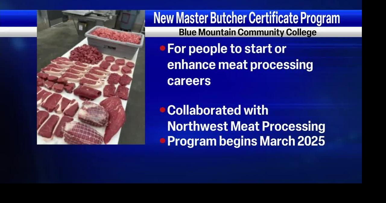 Blue Mountain Community College offers Master Butcher program | News ...