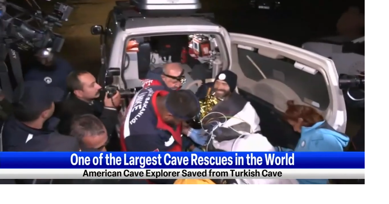 American rescued after more than a week in the depths of a Turkish cave ...