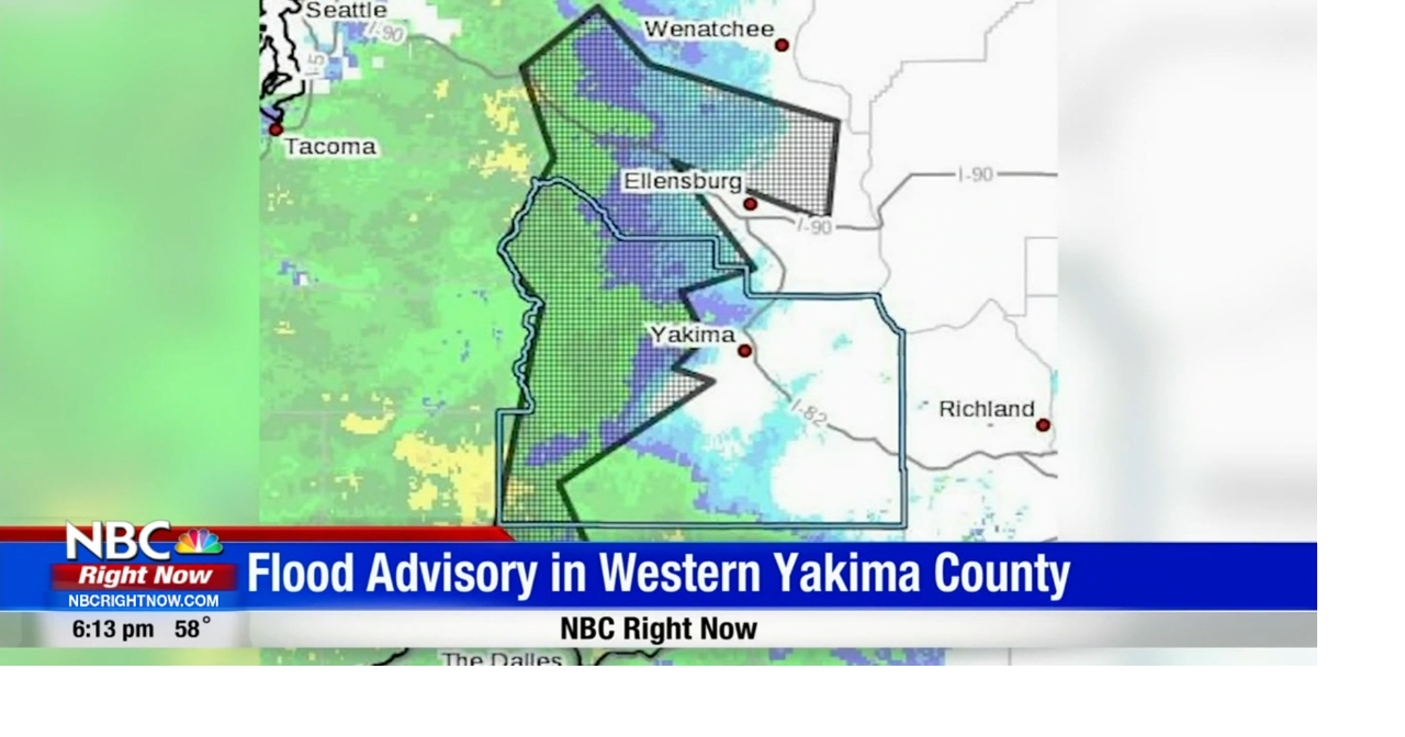 Flood advisory issued for western Yakima County | News | nbcrightnow.com