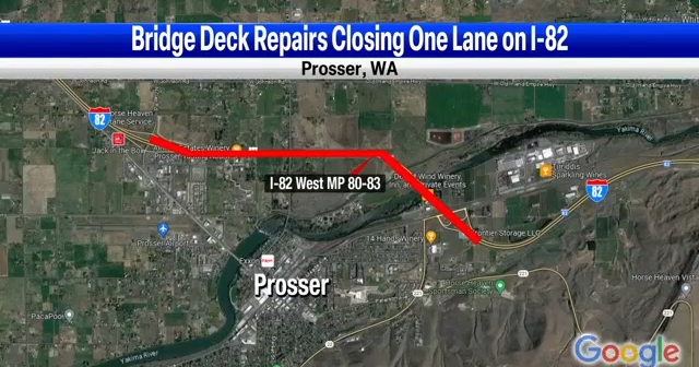 I-82 bridge deck repairs to impact traffic near Prosser | News ...