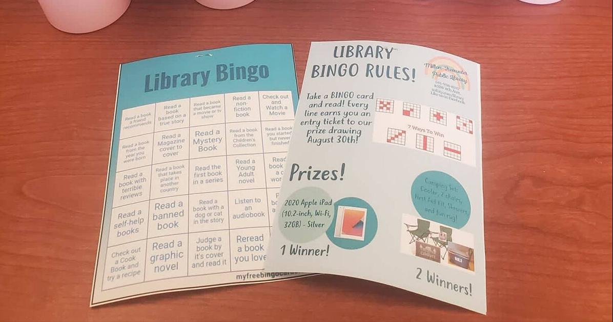 Milton-Freewater Public Library's Summer Reading Bingo starts now ...