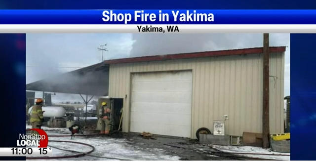 Crews respond to shop fire in Yakima County | Fire | nbcrightnow.com