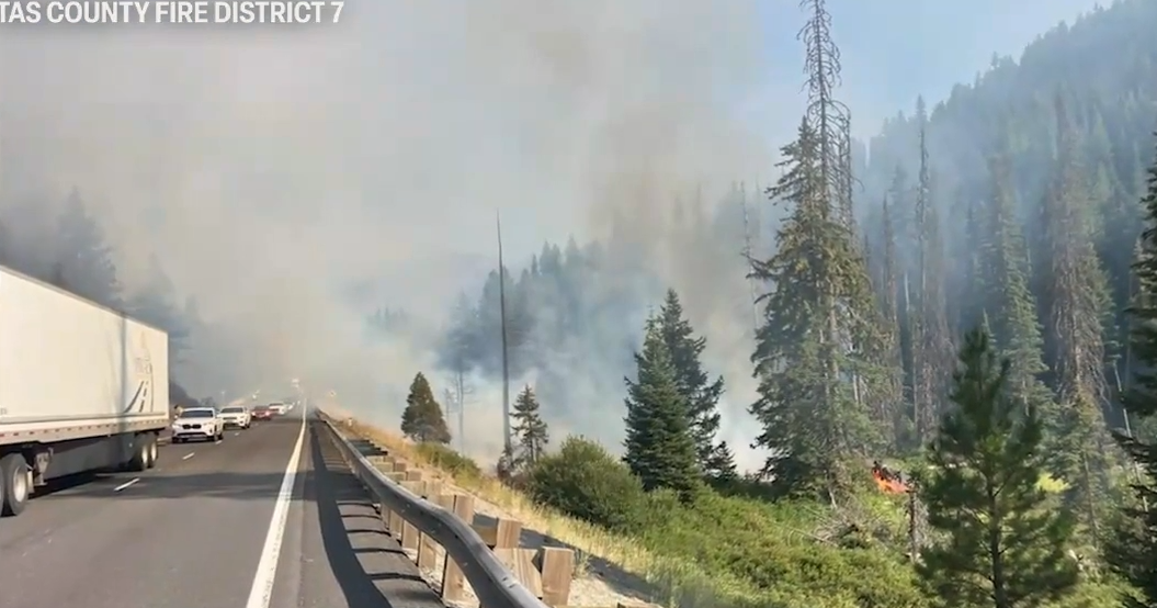 Crews mop up wildfire that closed Highway 97 near Blewett Pass | News ...