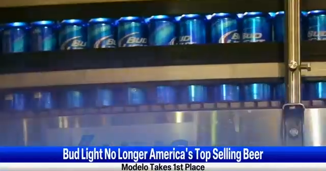 Modelo knocks out Bud Light as top selling beer | Top Video ...