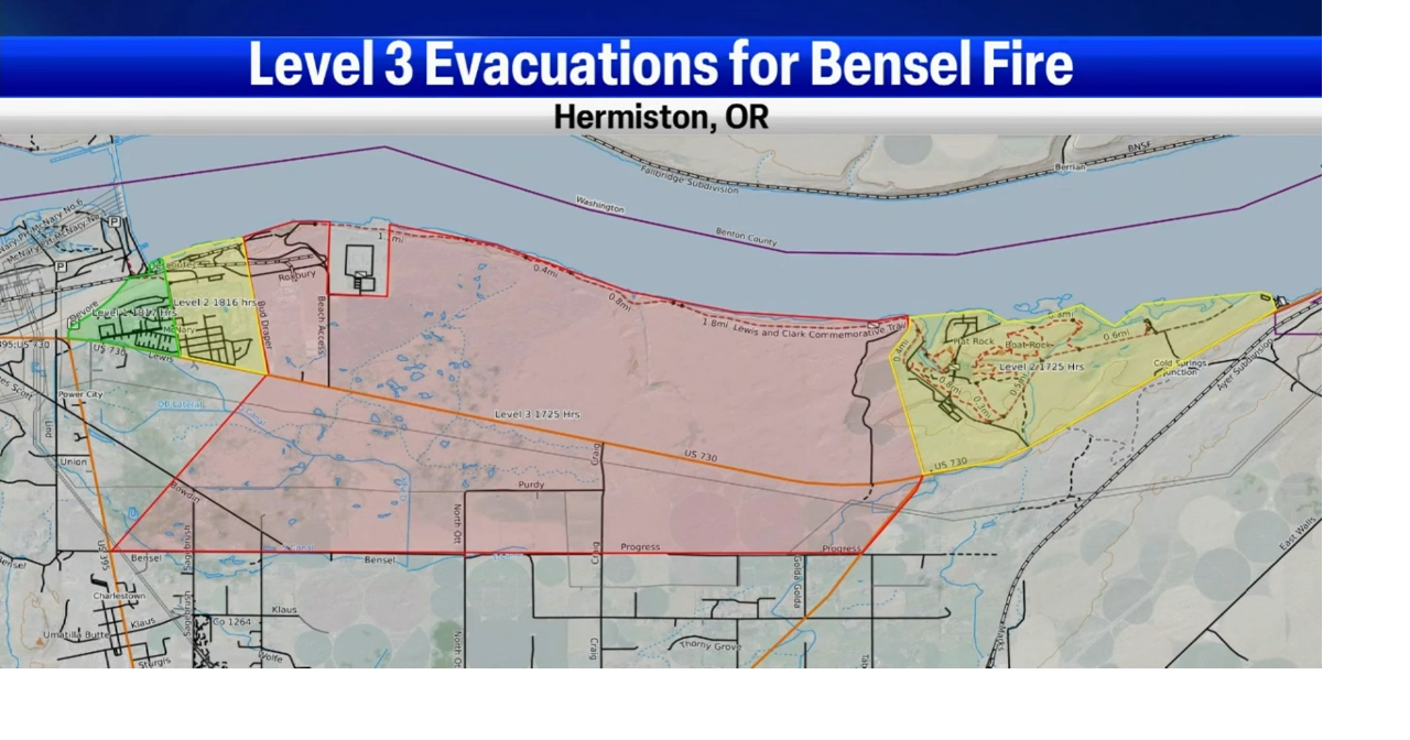Wake Up Morning Rush: Bensel fire forces evacuations near Hermiston ...
