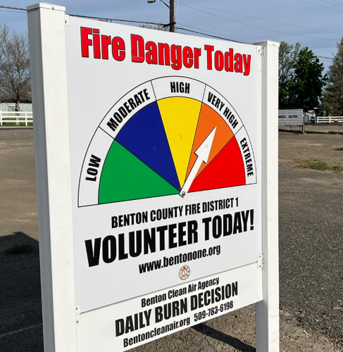 Fire danger now Very High in Benton County | News | nbcrightnow.com
