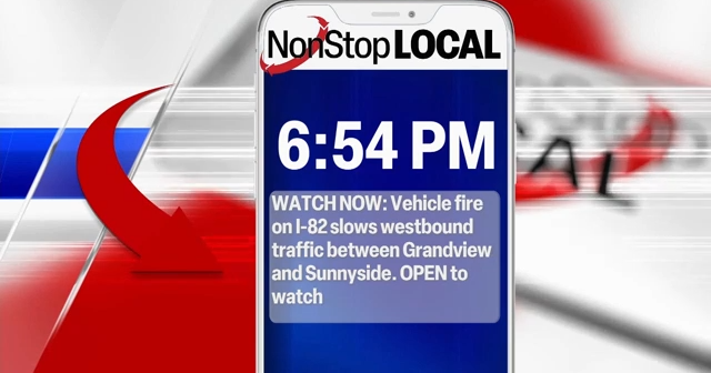 Traffic moving again on westbound I-82 between Grandview and Sunnyside after semi-trailer truck ...