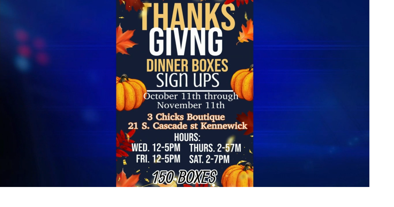 Registration now open for free Thanksgiving dinner boxes in Kennewick ...