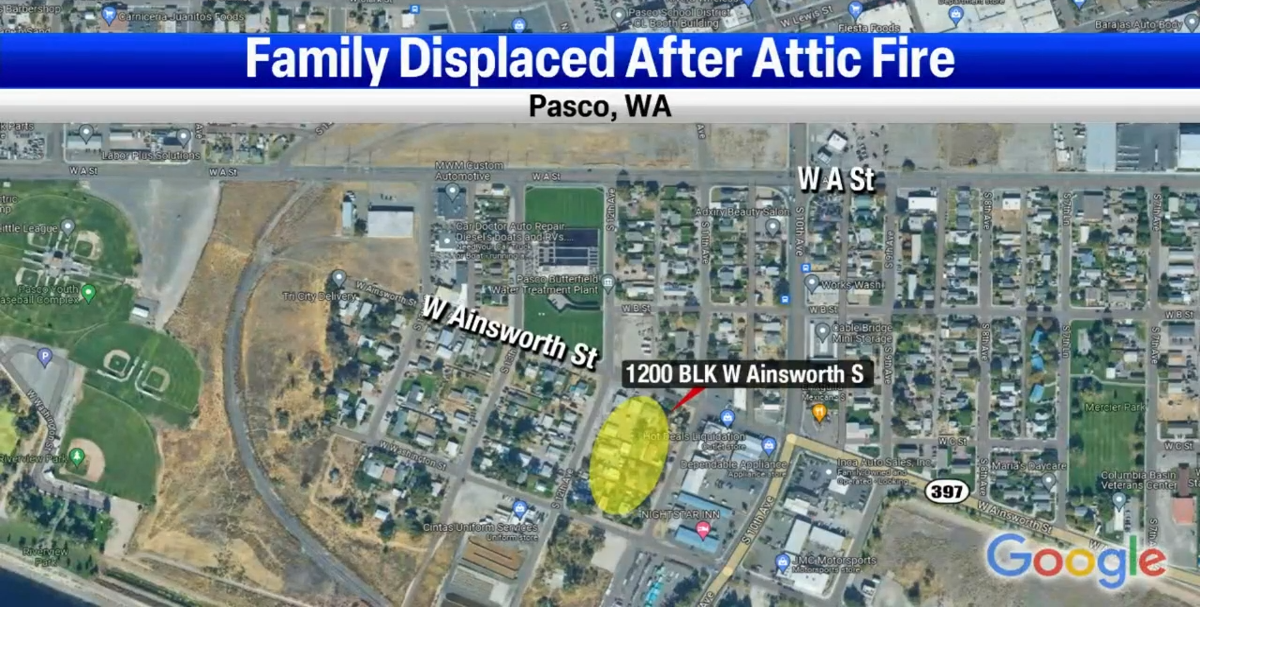 Pasco Fire Department responds to residential fire on West Ainsworth ...