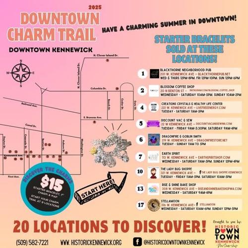 Downtown Kennewick's charm trail returns for summer fun | News ...