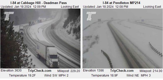 I-84 reopened in Eastern Oregon after crash, snow | News | nbcrightnow.com