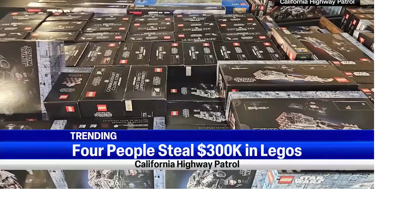 California Highway Patrol Recovers $300K in Stolen Legos | Northwest ...