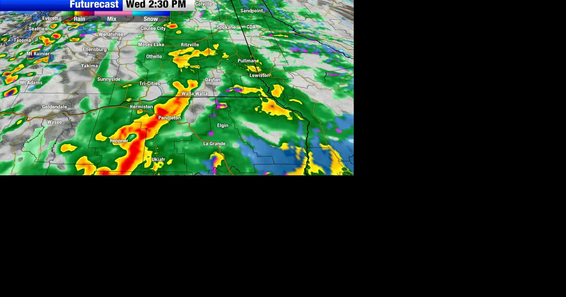 Morning showers tapering off with a chance of thunderstorms this ...