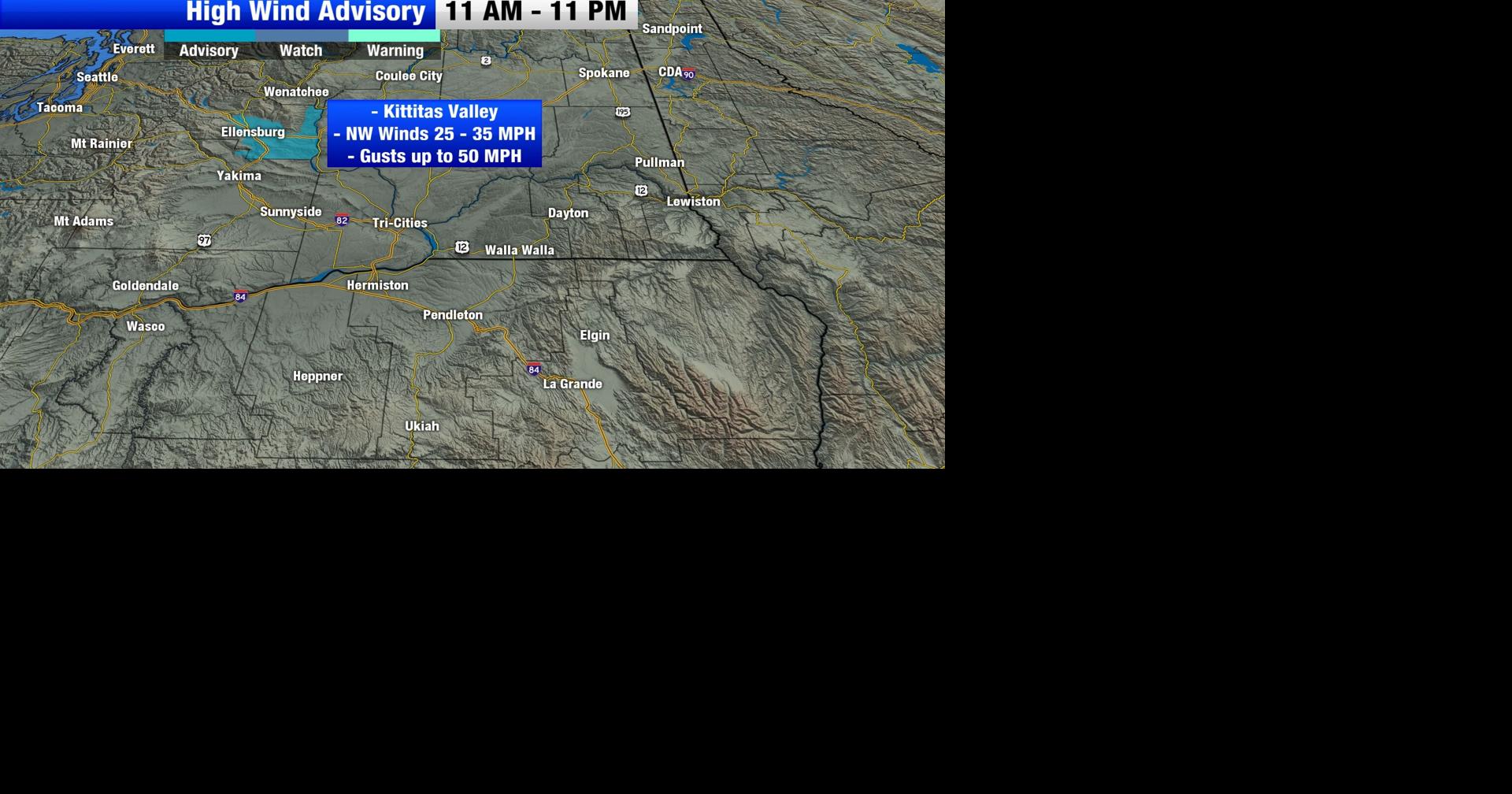 Sunny and dry this week with a heightened concern for fire danger as we ...