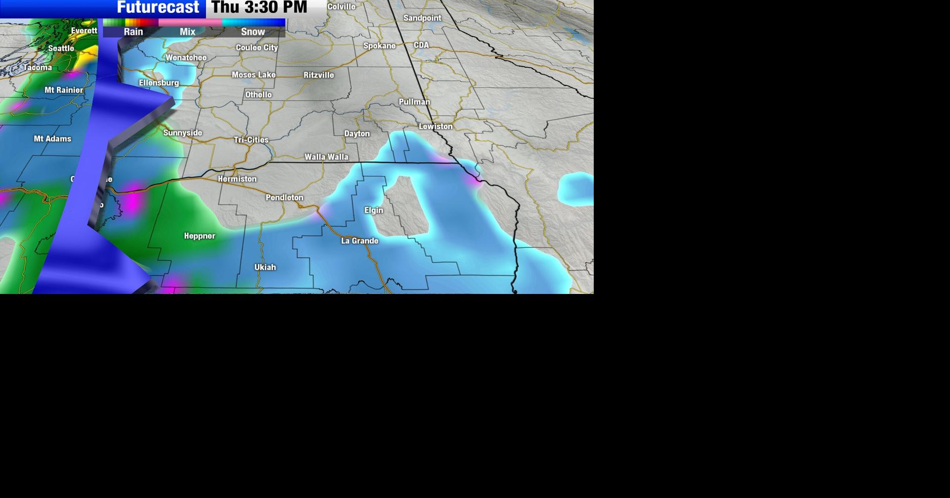 Heavy mountain snow and a little wintry mix in the lowlands | Weather ...