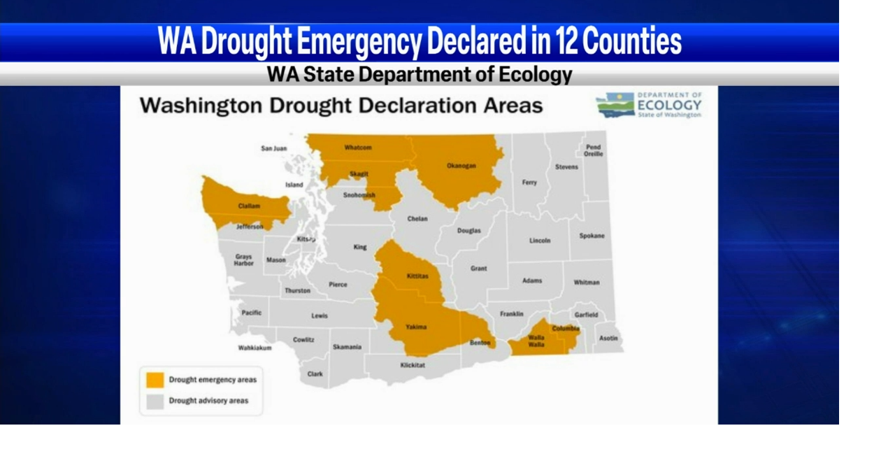 12 counties in Washington state officially in a drought | Top Video ...