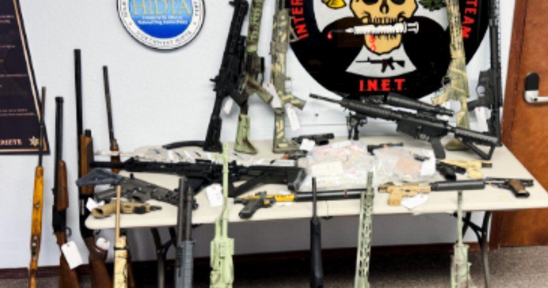 Weapons seized by GCSO | | nbcrightnow.com