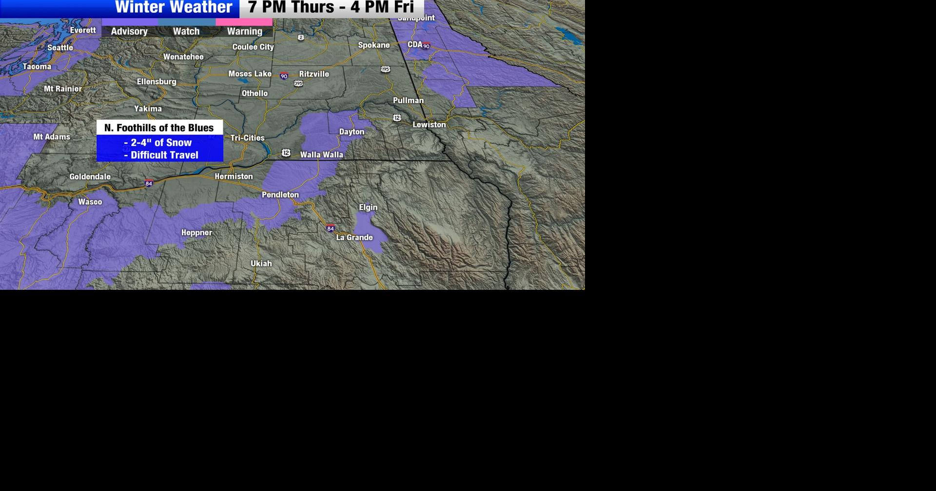 Cold and calm weather during a brief pause in the snowfall for Northern ...