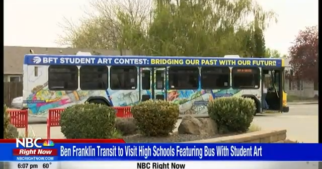 Ben Franklin Transit to visit local high schools featuring bus with ...