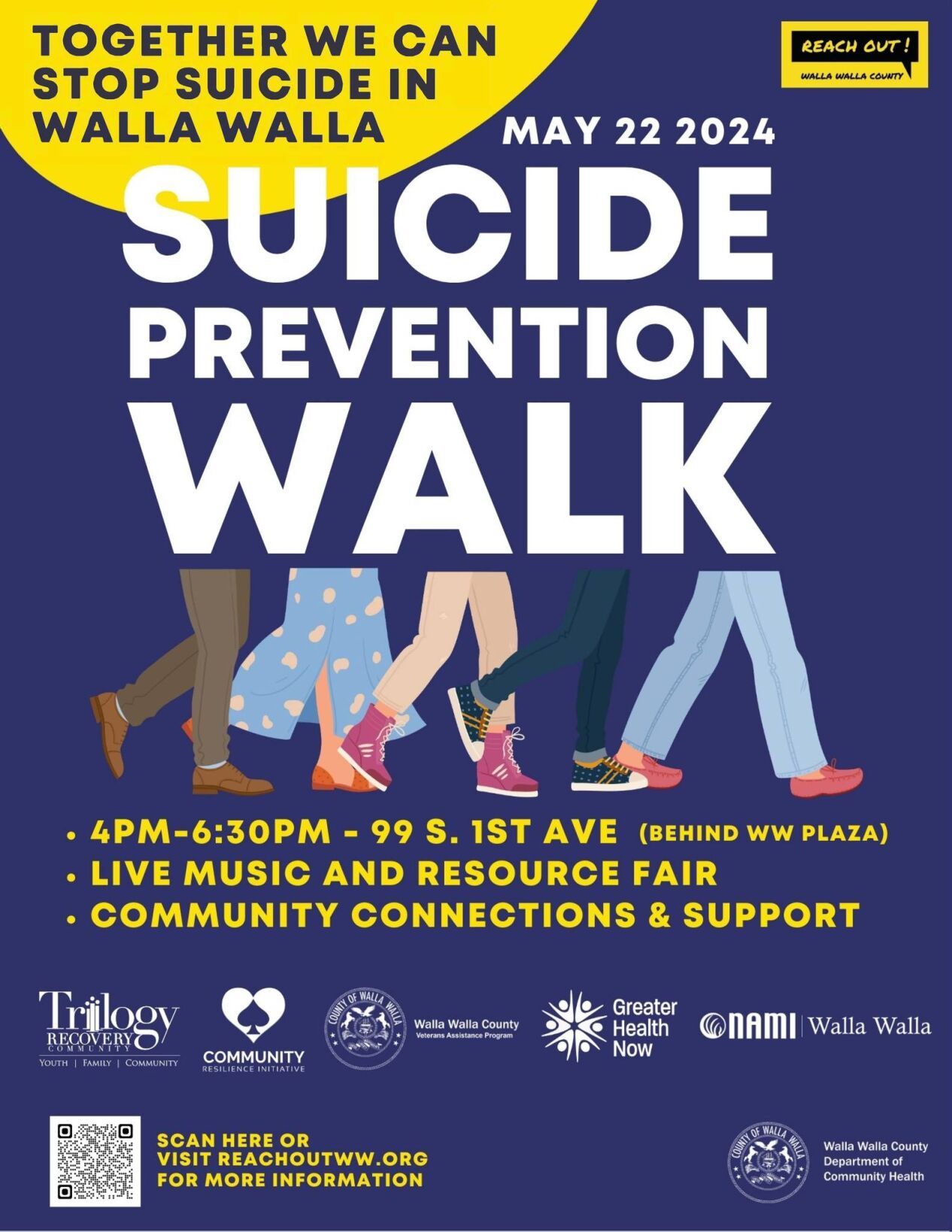 Reach Out Walla Walla suicide prevention walk postponed | News ...