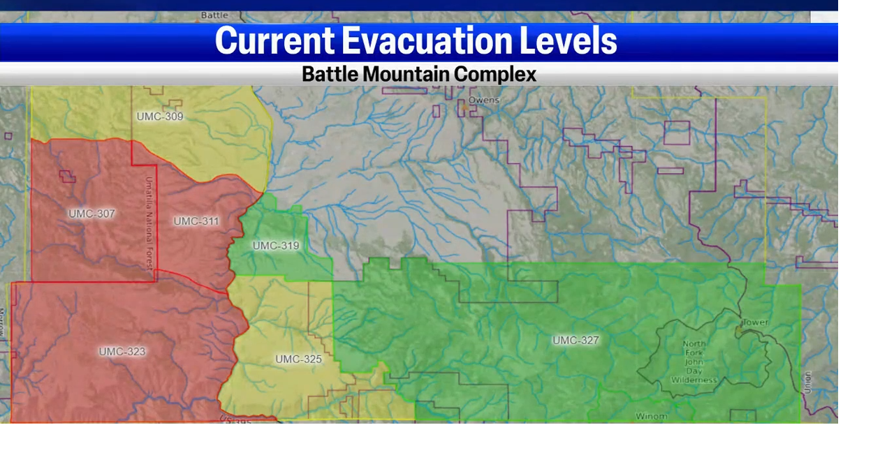 Battle Mountain Complex fire reaches 25% containment | Top-video ...