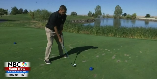 Golf Tips: Cole Johnson plays his first hole of golf | Golf Tips ...