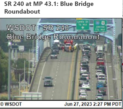 Crash that caused heavy traffic on Blue Bridge cleared | News ...