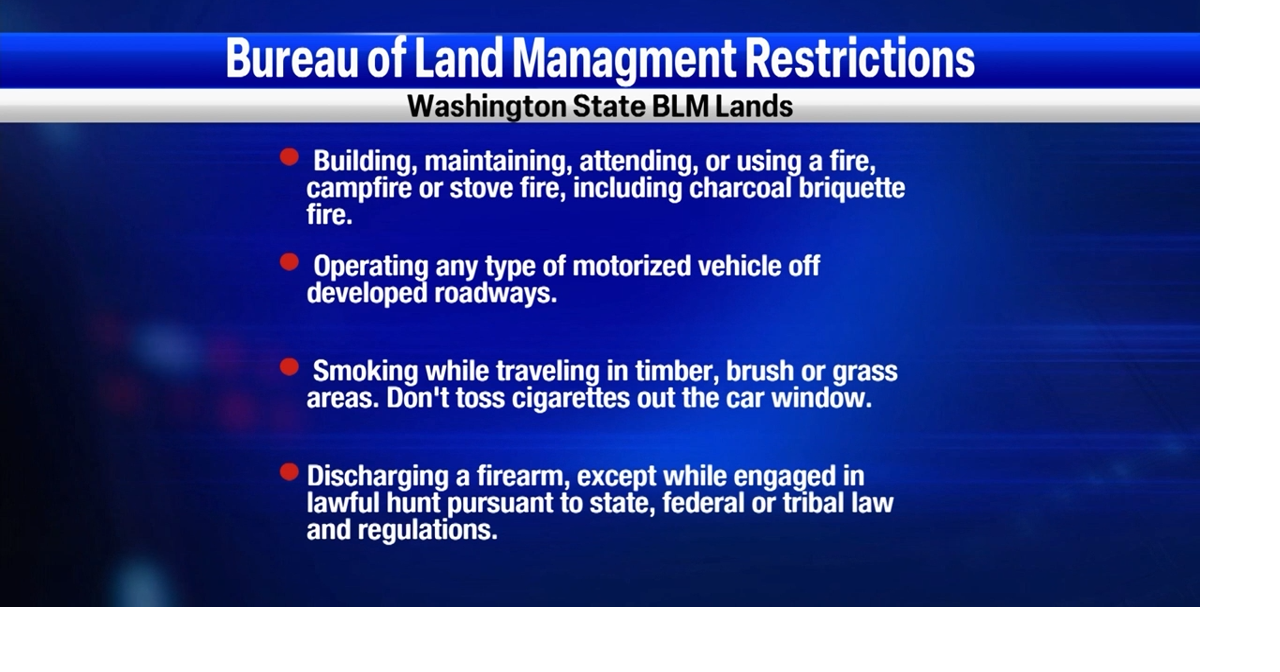 Wildfires prompt expanded fire restrictions on BLM lands across ...