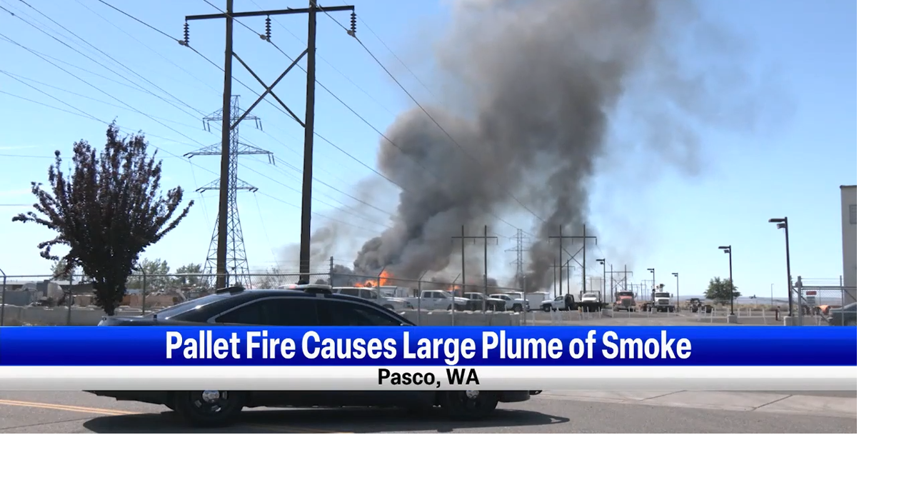 Pallet fire in East Pasco contained, will burn for a few days | News ...