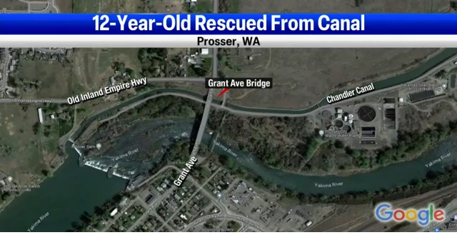 Girl uninjured after fall into canal in Prosser | News | nbcrightnow.com