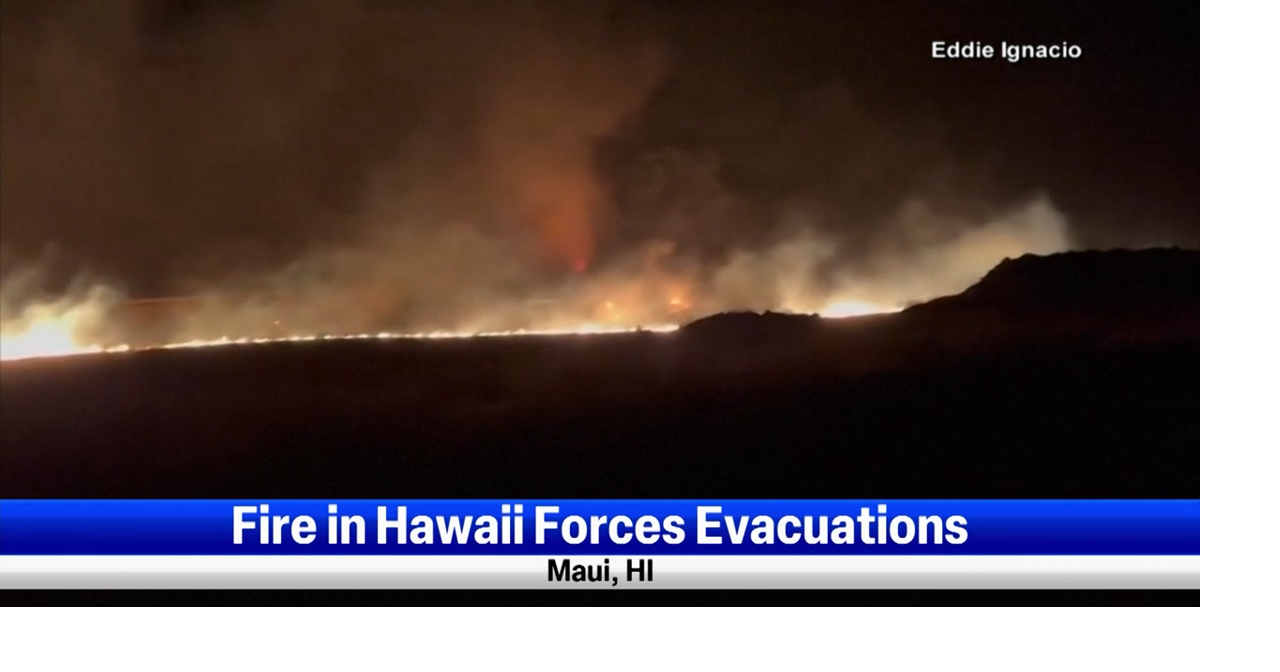 People in Hawaii flee into ocean to escape wildfires that are burning a ...