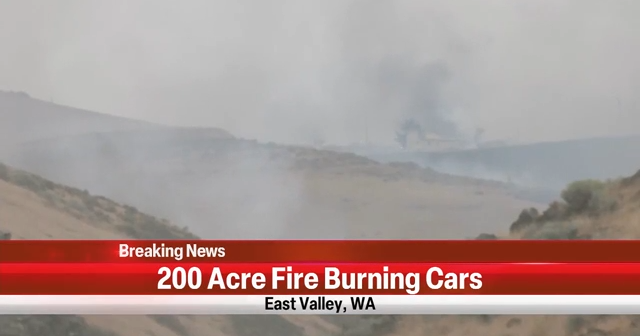 Evacuations in place northeast of Terrace Heights for 200-acre wildfire | Top-video ...