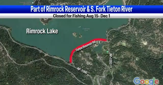 Some shoreline fishing to close at Rimrock Reservoir | News ...