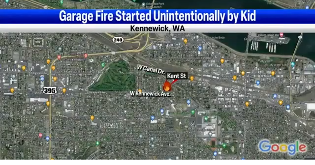 Kennewick Fire crews respond to garage fire off North Kent St Sunday ...