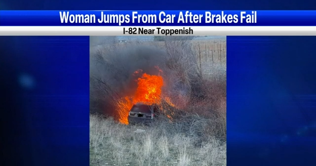 Brake failure leads to I-82 car fire, how to react to faulty brakes ...