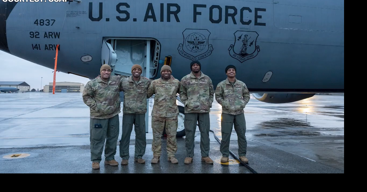 Fairchild Air Force Base assembles all Black crew in honor of Black ...