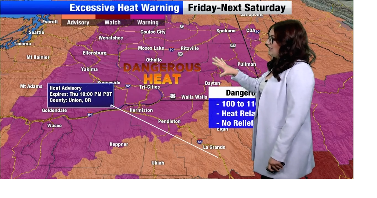 Weather Alert...Long-lasting heat wave and increased fire danger ...
