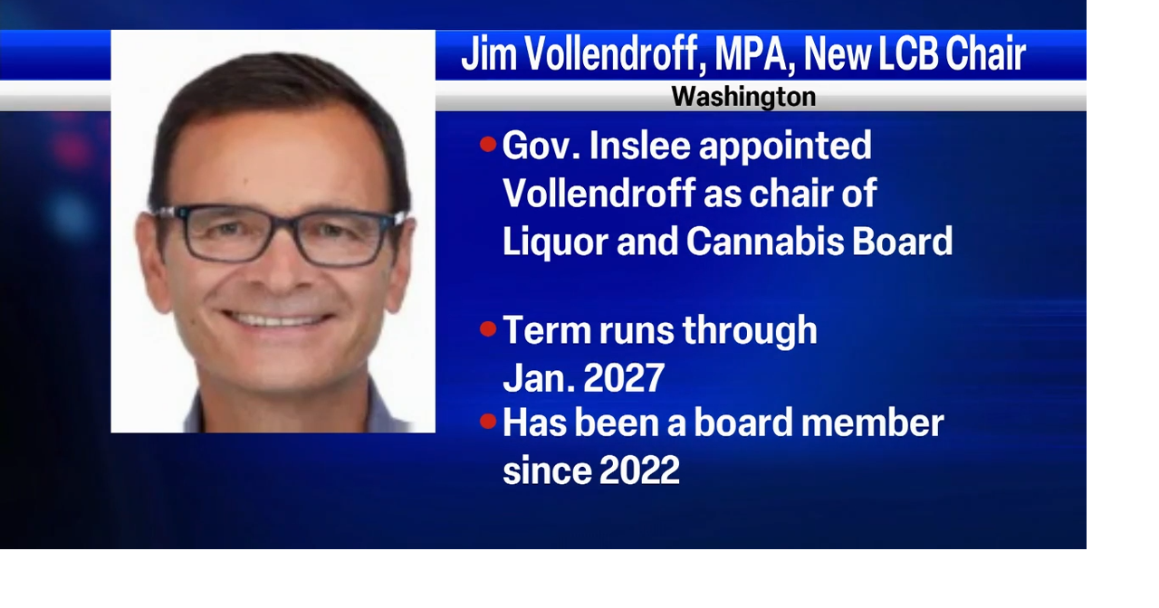 Jim Vollendroff appointed Chair of Washington Liquor and Cannabis Board ...