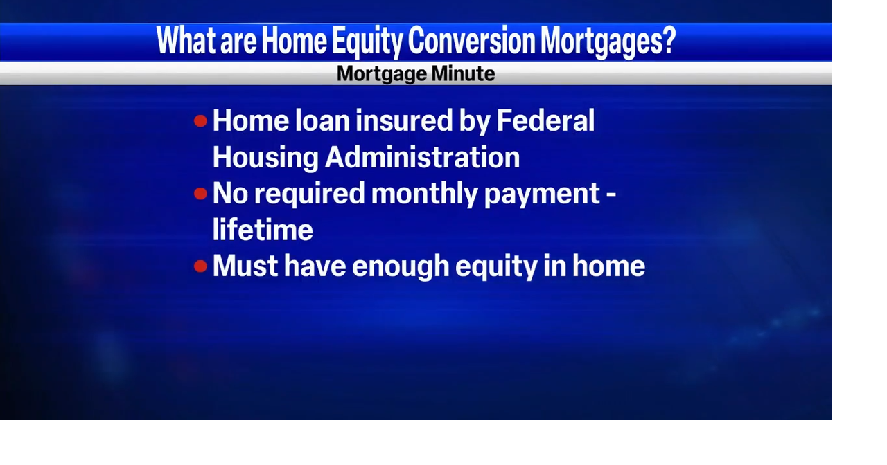 Mortgage Minute: Equity Conversion Mortgages | Mortgage Minute ...