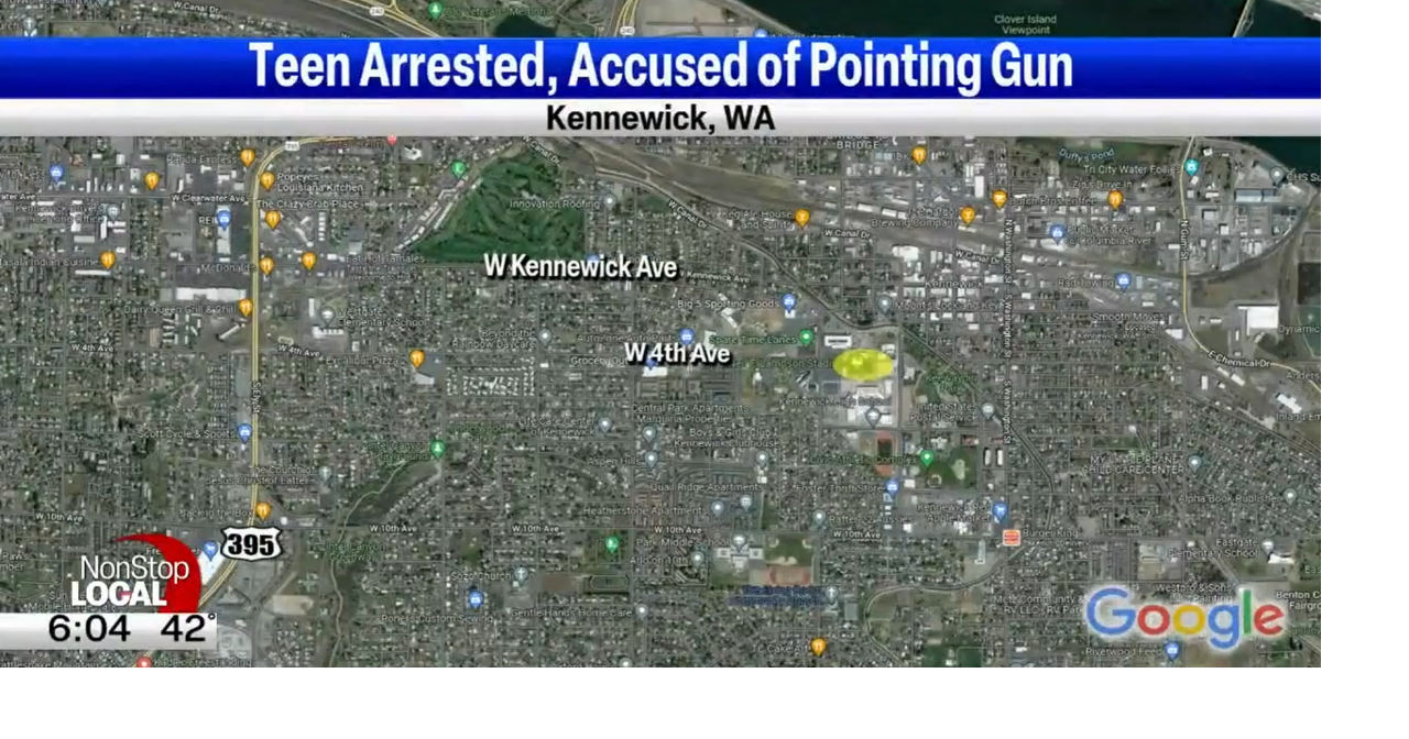 Teenager arrested for pointing a gun at group near Lampson Stadium ...