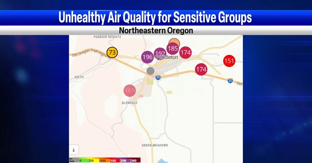 Air quality unhealthy for sensitive groups in Eastern Oregon due to ...