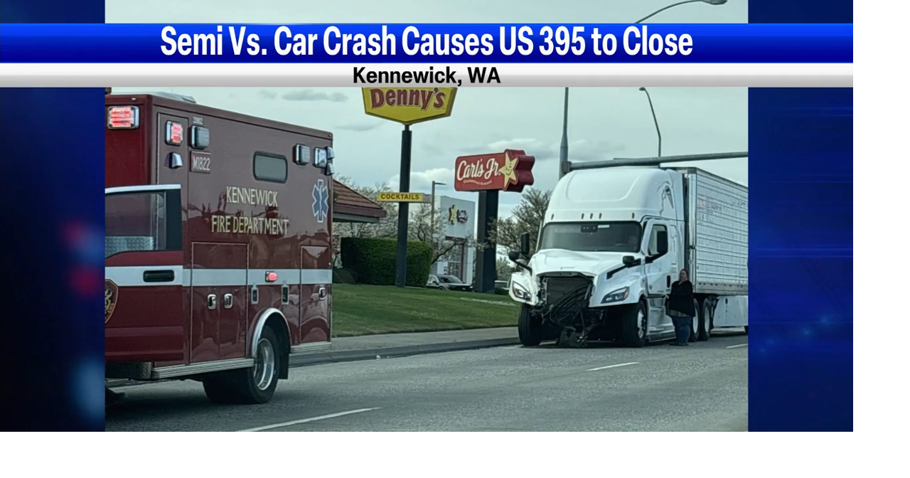Crash blocks lane of US 395 in Kennewick | News | nbcrightnow.com