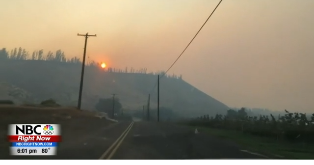 The Schneider Springs Fire is Burning Rapidly Causing Hazardous Air ...